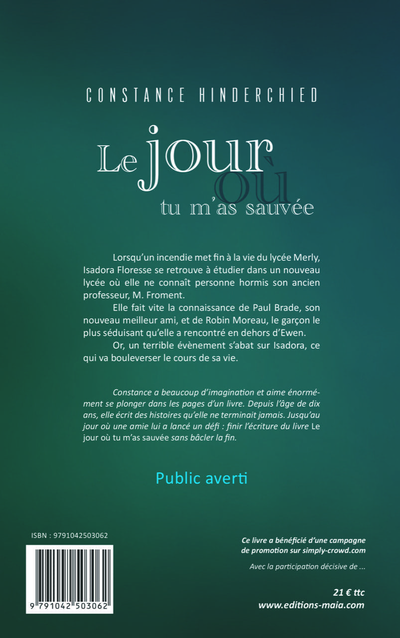 Le jour où tu m’as sauvée – Simply Crowd