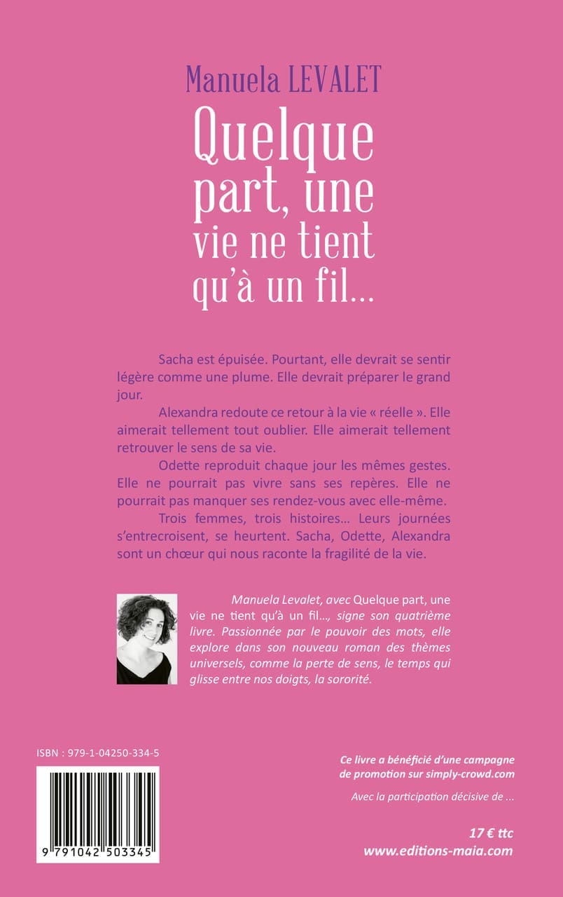 Quelque part, une vie ne tient qu’à un fil… – Simply Crowd