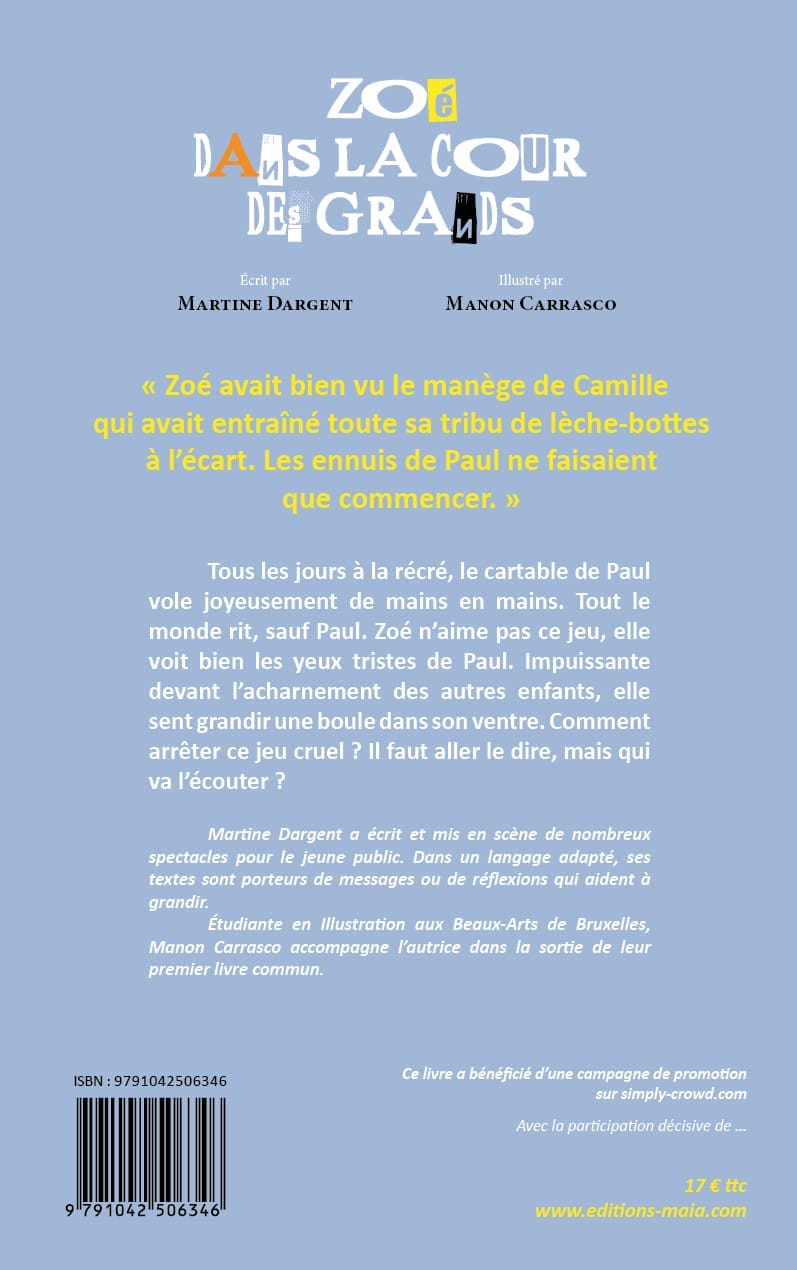 Zoé dans la cour des grands – Simply Crowd